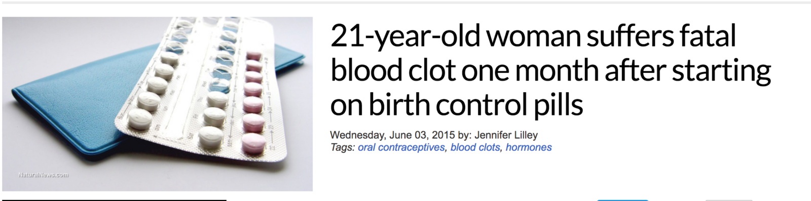 Warning – Birth Control Pills Increase Risk of Stroke – Birth of a New ...